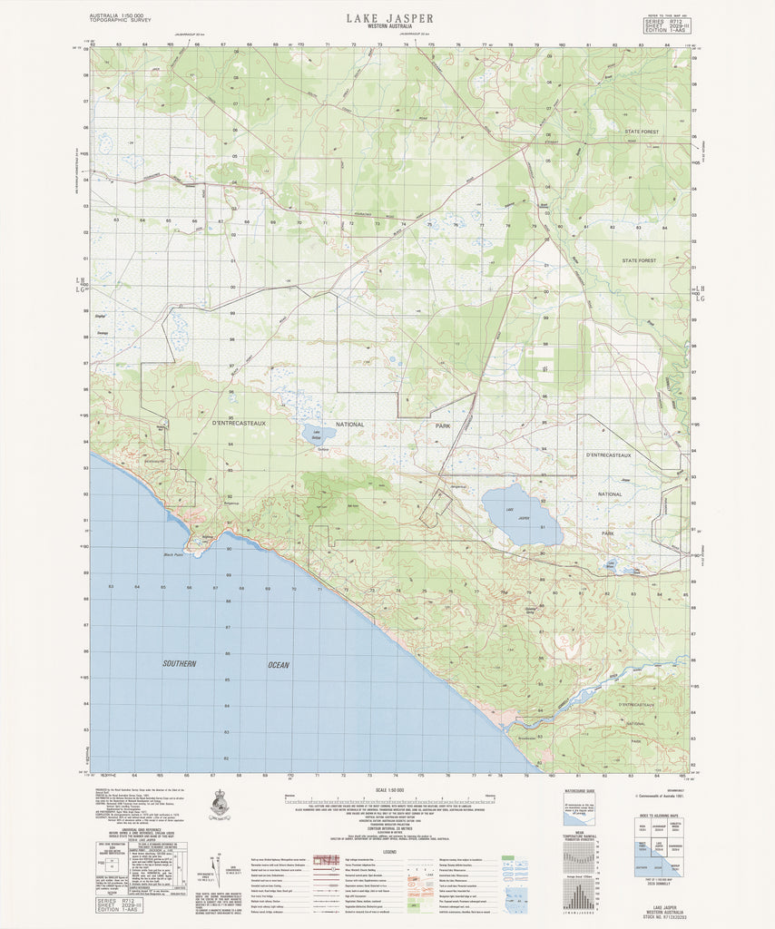 2029-3 Lake Jasper 1:50k Topographic Map