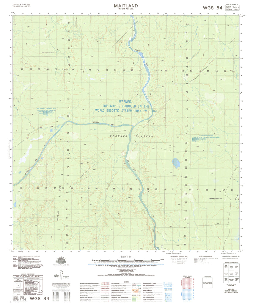 4266-4 Maitland 1:50k Topographic Map | Mapworld