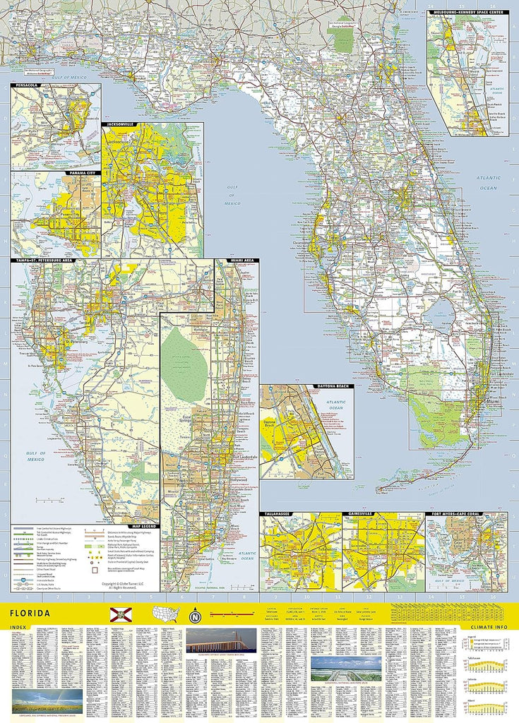 Florida Folded Map – National Geographic | Mapworld