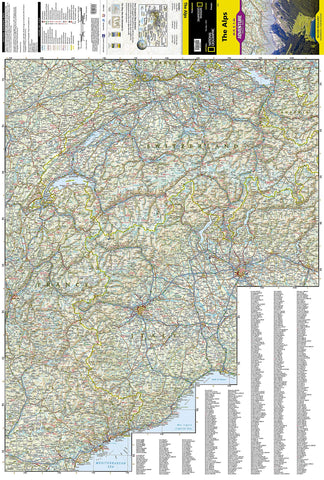The Alps - Alpine – National Geographic | Mapworld
