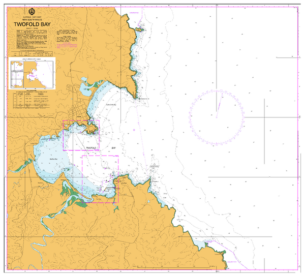 AUS 192 - Twofold Bay Nautical Chart | Mapworld