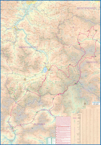Balkans Rail & Road ITMB Map