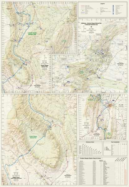 Flinders Ranges Cartographics Map