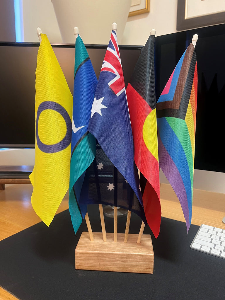 LGBTQI Desk Flag Set, Buy LGBTQI Desk Set - Mapworld