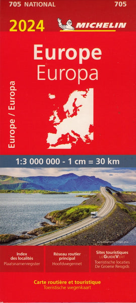 Europe Michelin Map, Buy Road Map of Europe - Mapworld