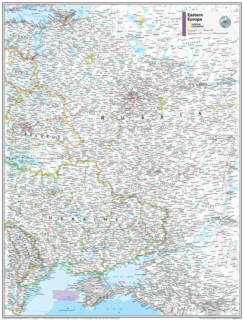 Eastern Europe Atlas of the World, 11th Edition, National Geographic W