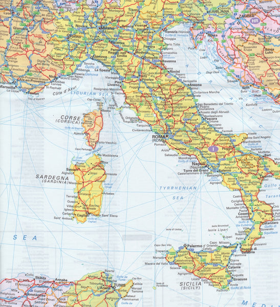 Europe Folded Map – Collins | Mapworld