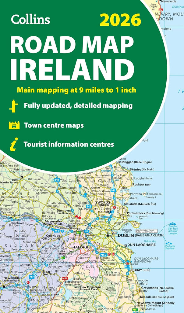 Ireland Folded Map 2026 – Collins | Mapworld