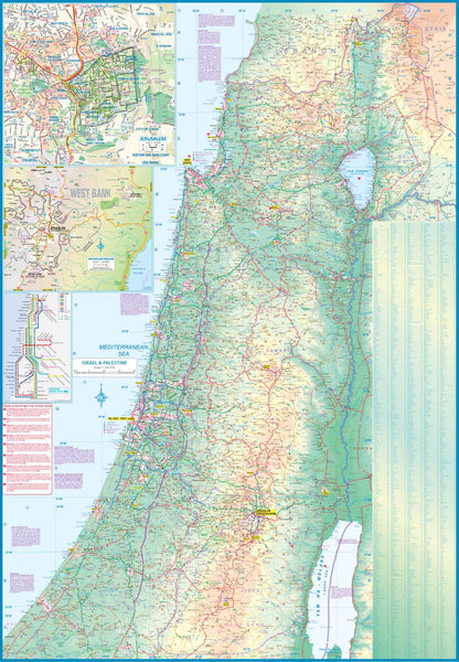 Palestine & Jerusalem ITMB Map
