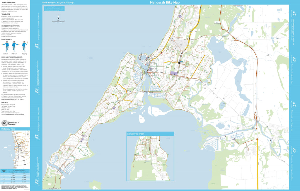 Mandurah Cycle Map