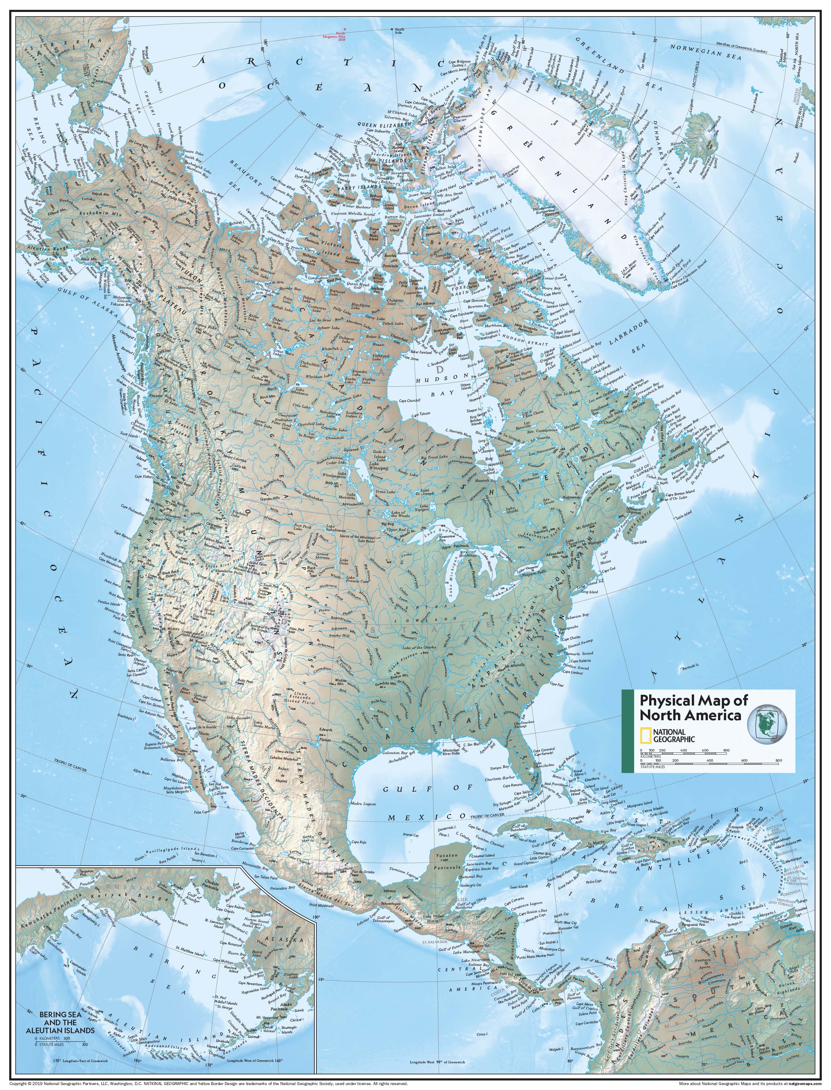 North America Physical Atlas of the World, 11th Edition, National Geog