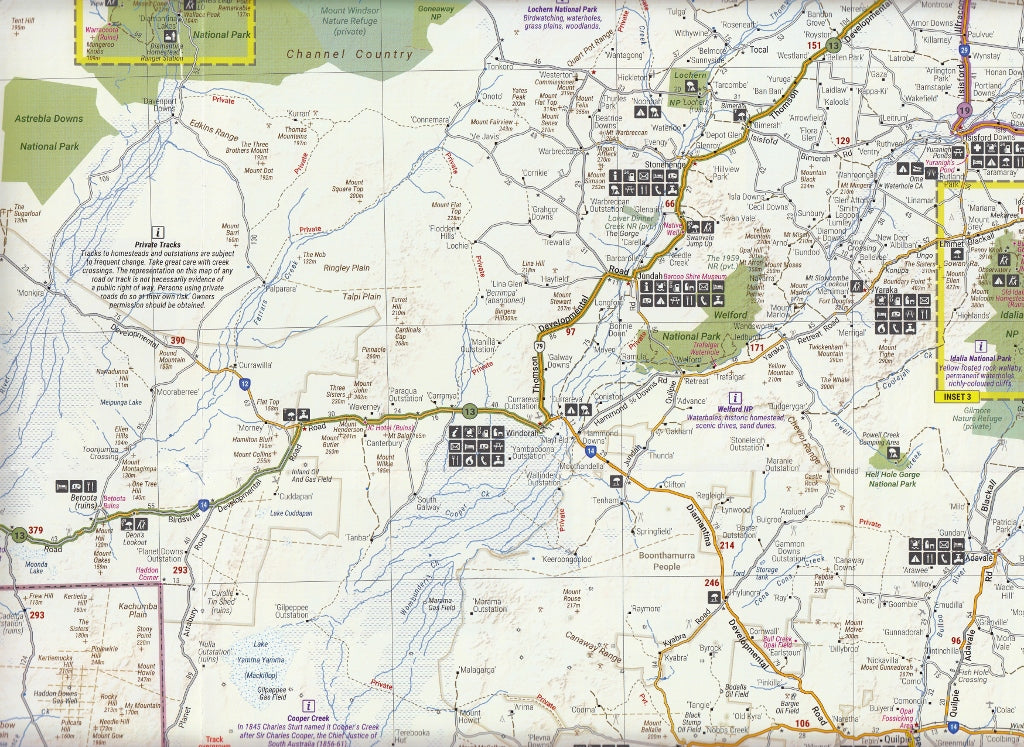 Outback Queensland Map – Hema | Mapworld