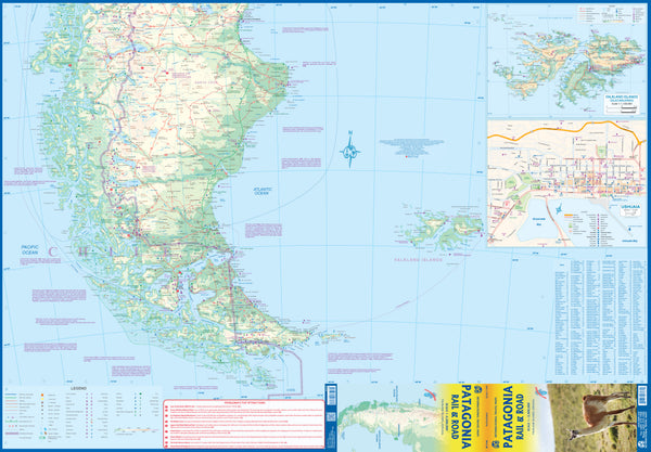 Patagonia Rail & Road Map – ITM | Mapworld