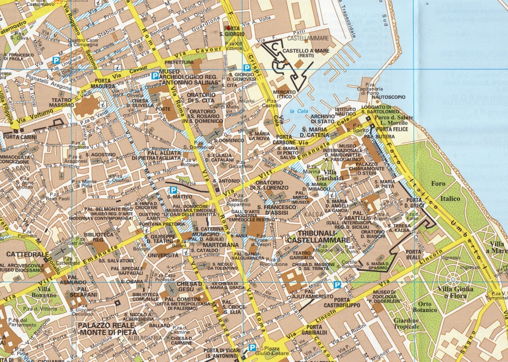 Palermo City Map TCI
