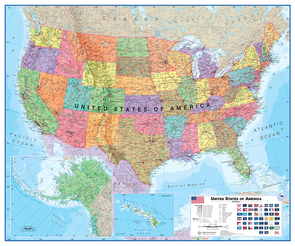 United States Wall Map, Buy Wall Map of USA - Mapworld