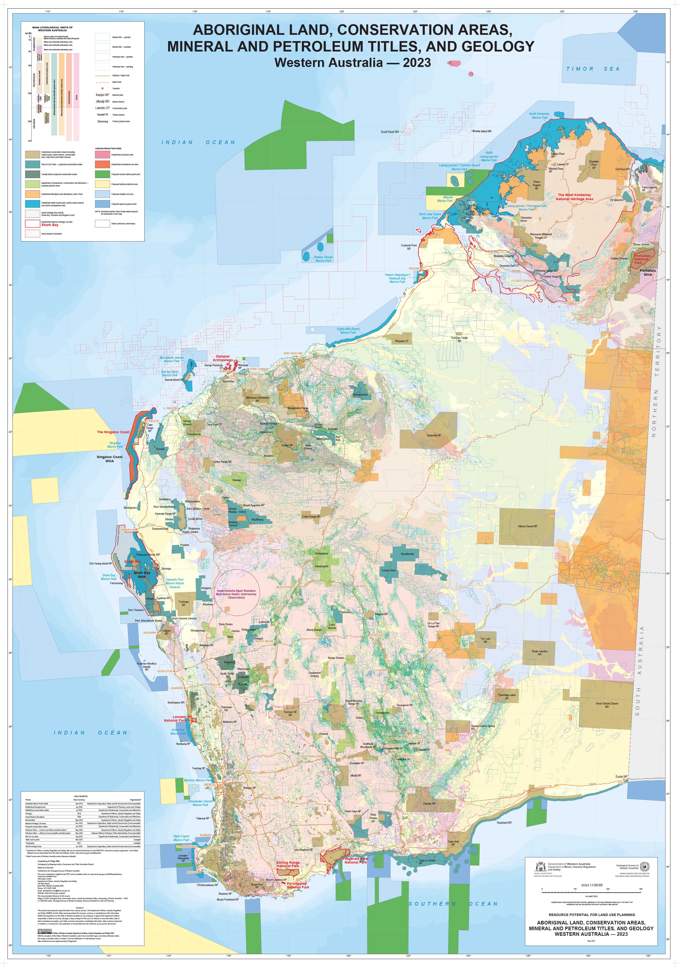 WA Aboriginal Resources Map 2021 | Shop Mapworld