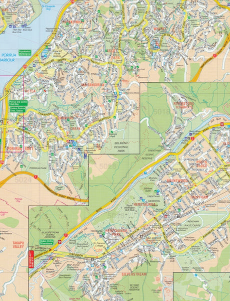 Wellington Complete Kiwimaps Folded Map | Mapworld