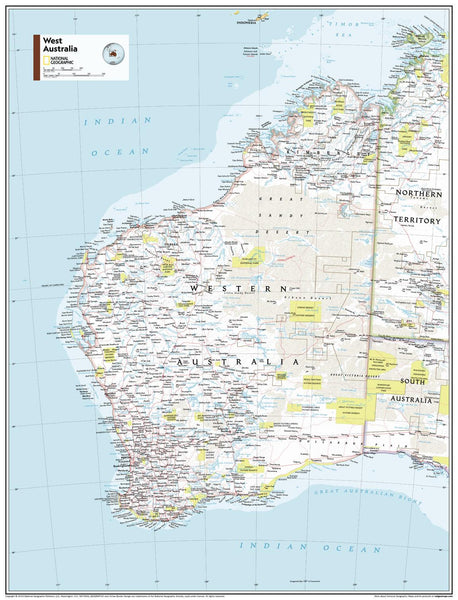 Mapworld - Western Australia Wall Maps
