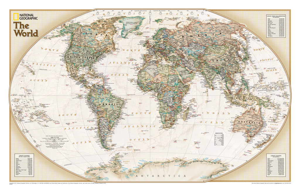 World Explorer Executive – National Geographic | Mapworld