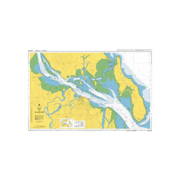 AUS 245 - Port of Gladstone, Buy Chart of Port of Gladstone - Mapworld