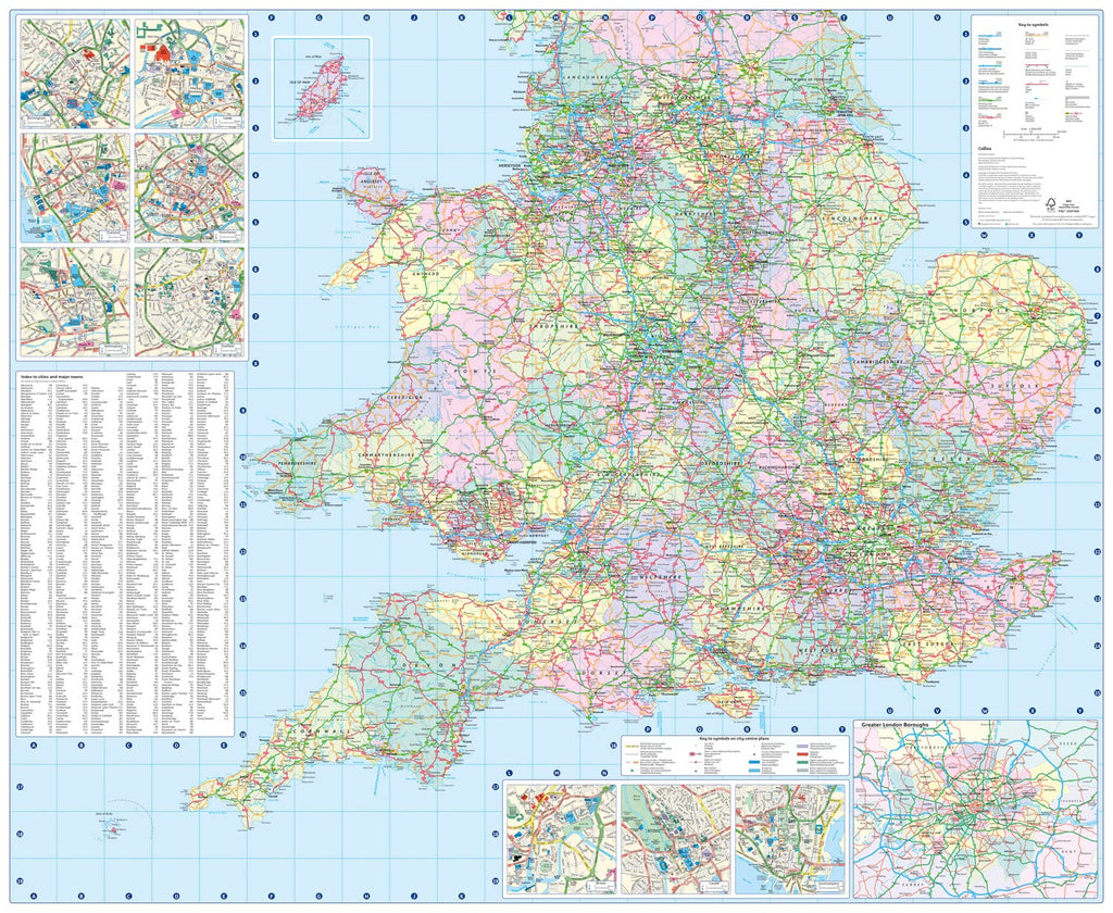 Britain Collins Buy Map of Britain -Mapworld