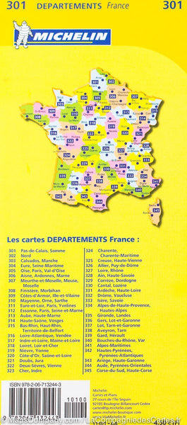 France Loire-Atlantique / Vendée Michelin Map 316 - Mapworld