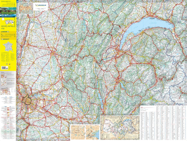 France Ain / Haute-Savoie Michelin Map 328 - Shop Mapworld