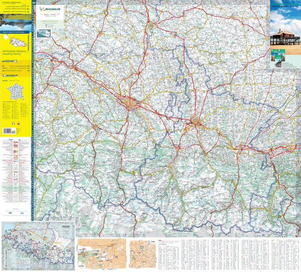 France Hautes-Pyrénées / – Michelin | Mapworld