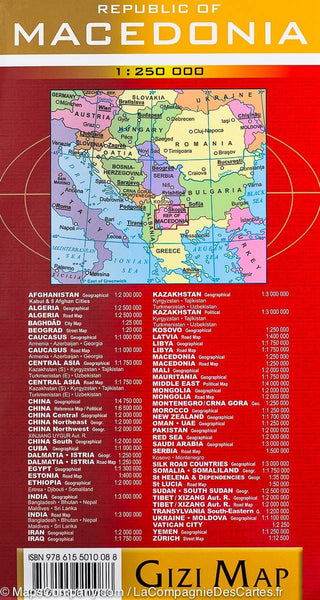 Macedonia Gizi Maps Folded