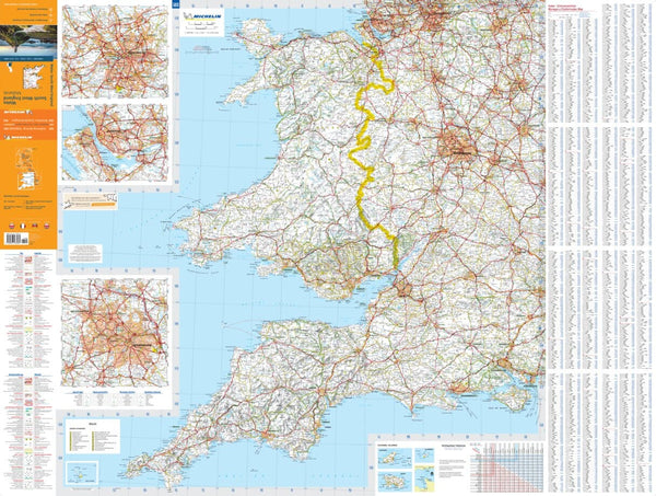 England South West, Midlands & Wales Michelin Map 503 - Shop Mapworld