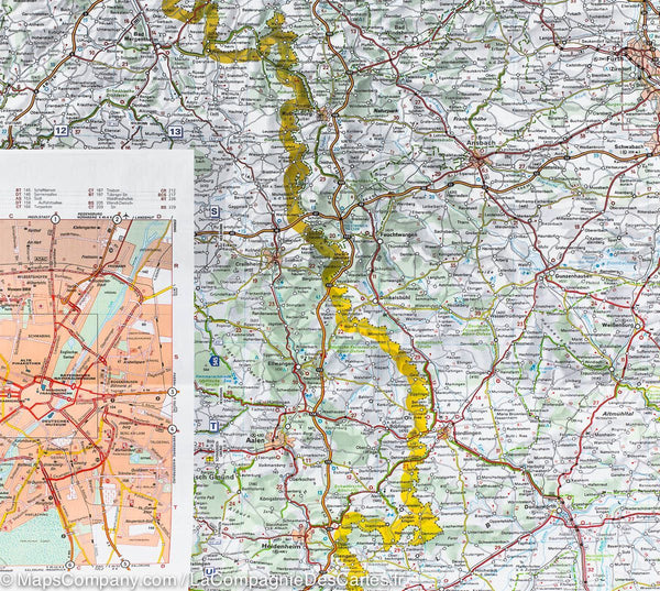 Germany South East & Bavaria Michelin Map 546, Buy Maps of Germany ...