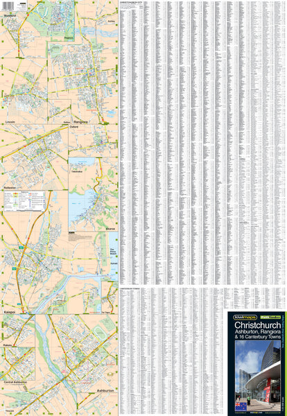 Christchurch Visitor Kiwimaps Folded Map