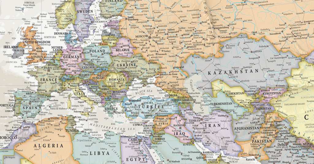 Classic Maps International World Map | Shop Mapworld