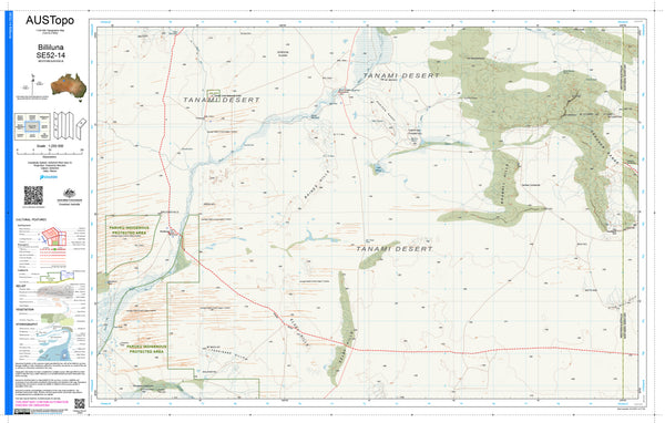 Billiluna E5214 AUSTopo 1:250,000 Map