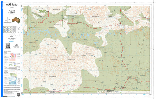 Kulgera G5305 AUSTopo 1:250,000 Map