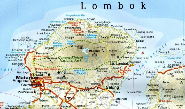 Lesser Sunda Islands Folded Map Reise | Mapworld