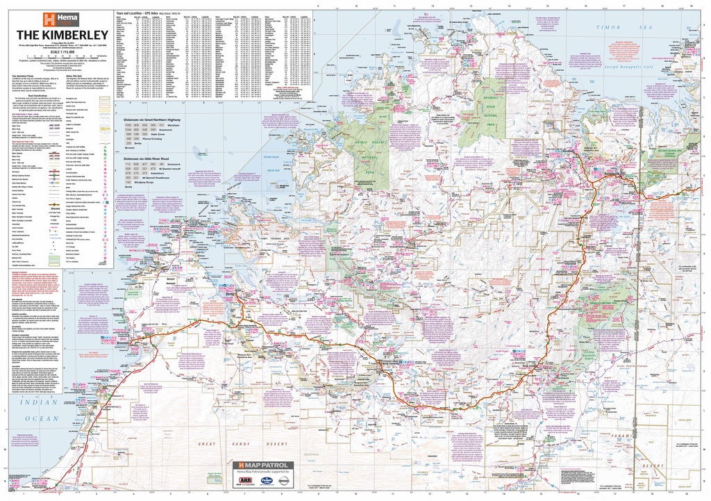 Kimberley Hema Map, Buy Map of Kimberley - Mapworld