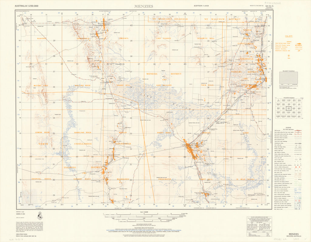 Western Austalia Historical Gold Field Maps | Mapworld