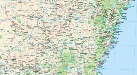 New South Wales State 270 Map Laminated – UBD | Mapworld