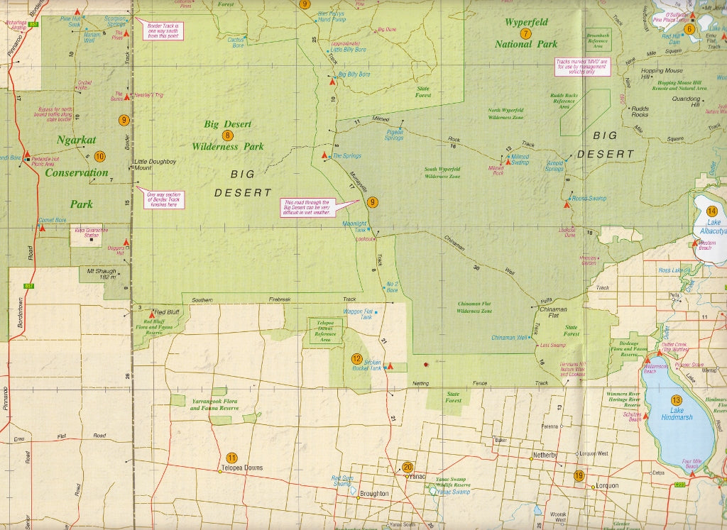 Outback Victoria Map Westprint - Shop Mapworld