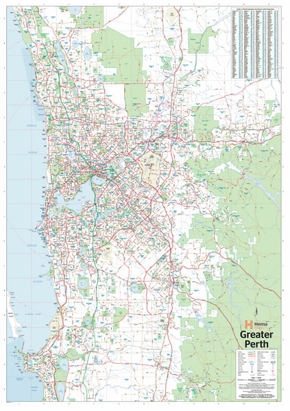 Perth Suburban UBD Map 662, Buy Map of Perth - Mapworld