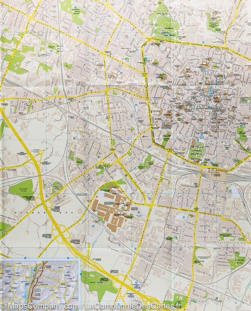 Bologna City Map TCI