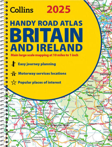 Britain Collins Handy Road Atlas 2025