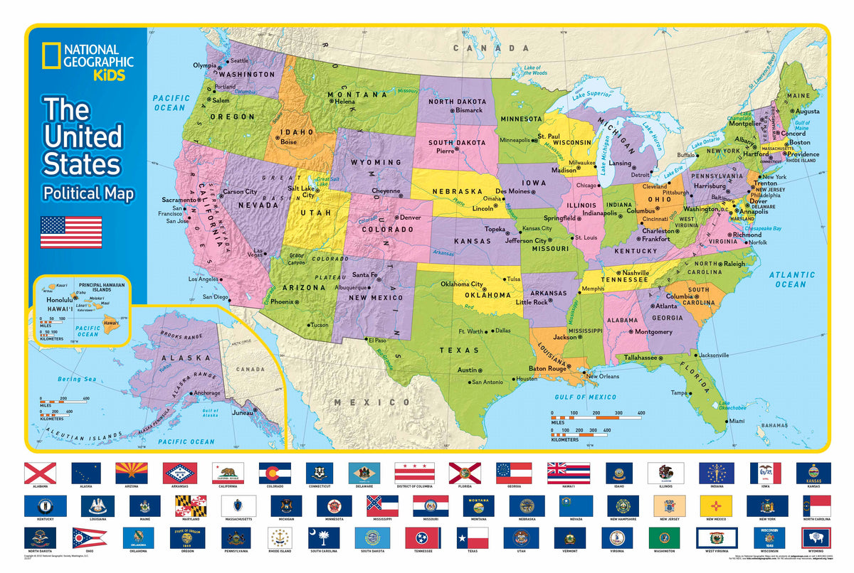 The United States for Kids – National Geographic | Mapworld