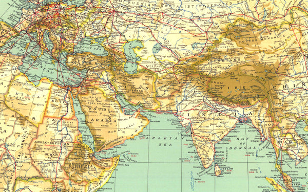 World Wall Map 1935 by National Geographic | Shop Mapworld