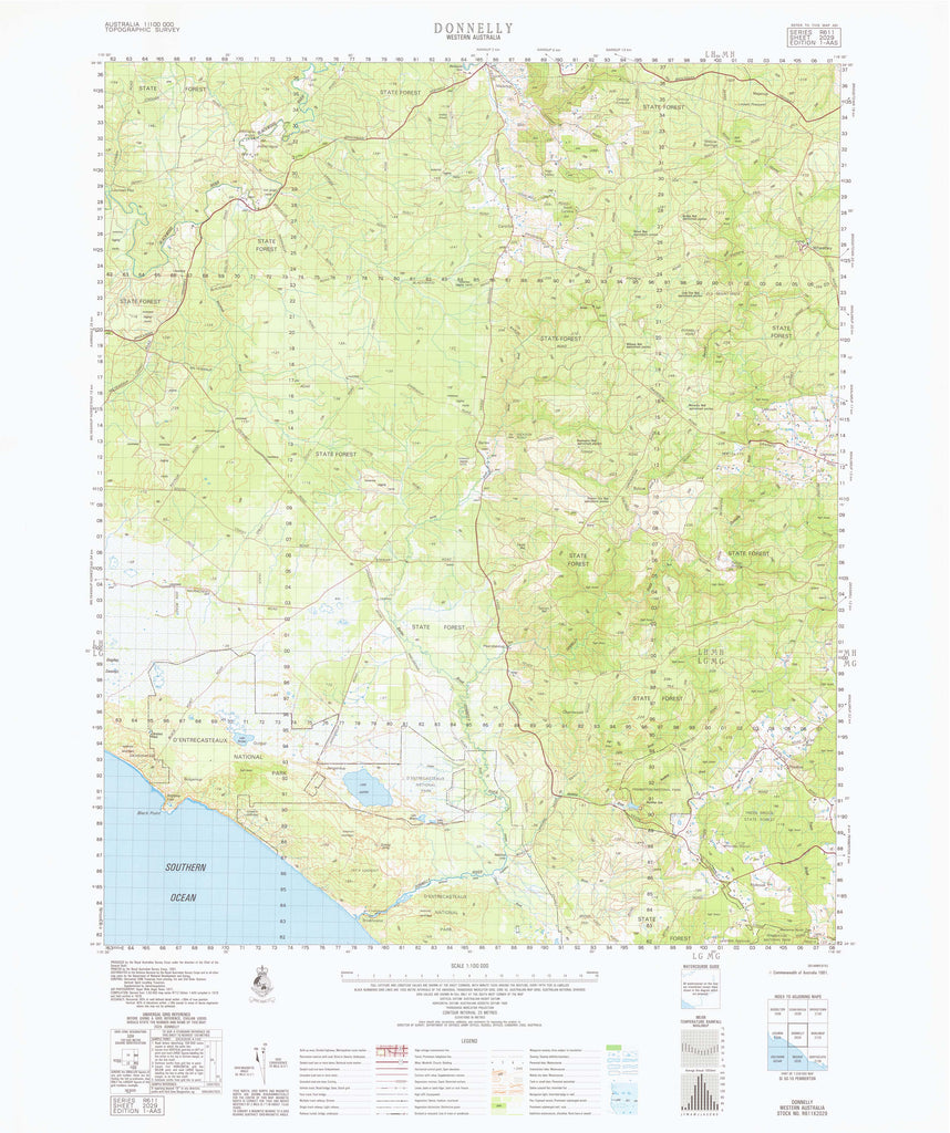 2029 Donnelly 1:100k Topographic Map | Mapworld