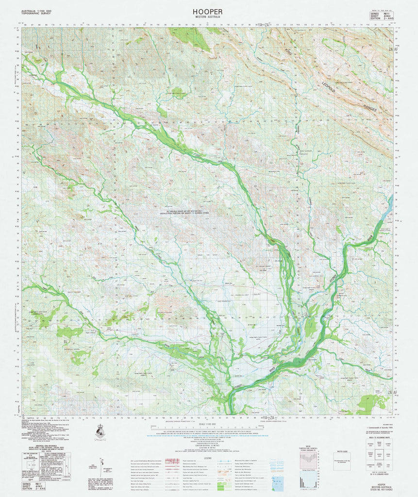 Buy 4062 Hooper 1:100k Topographic Map
