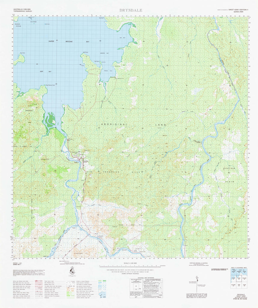 Buy 4269 Drysdale 1:100k Topographic Map