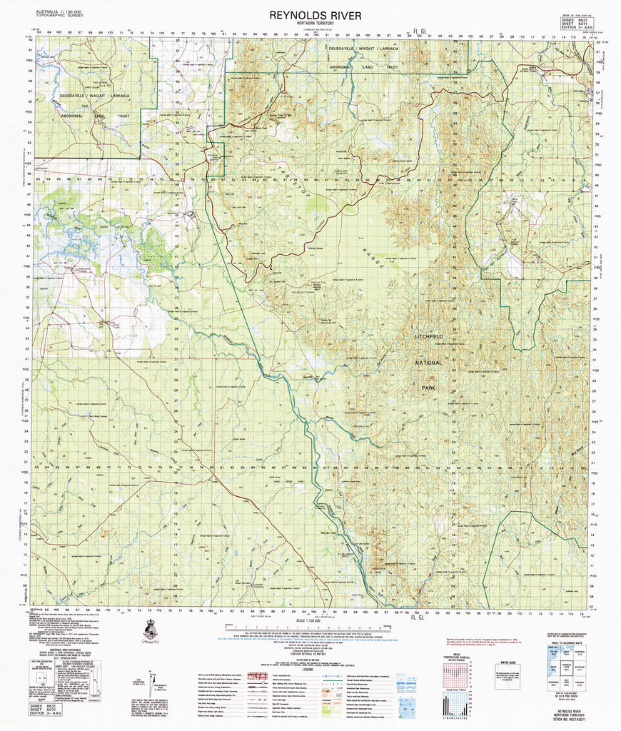 Buy 5071 Reynolds River 1:100k Topographic Map