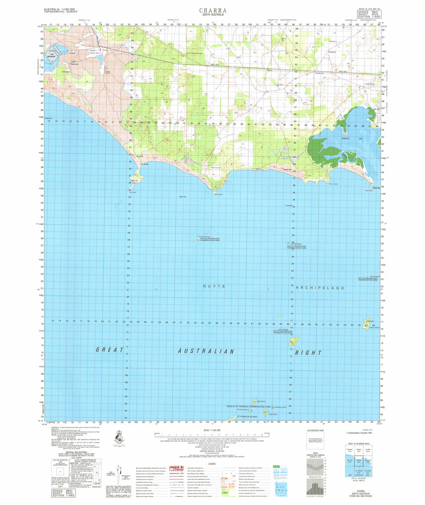 5533 Charra 1:100k Topographic Map | Mapworld